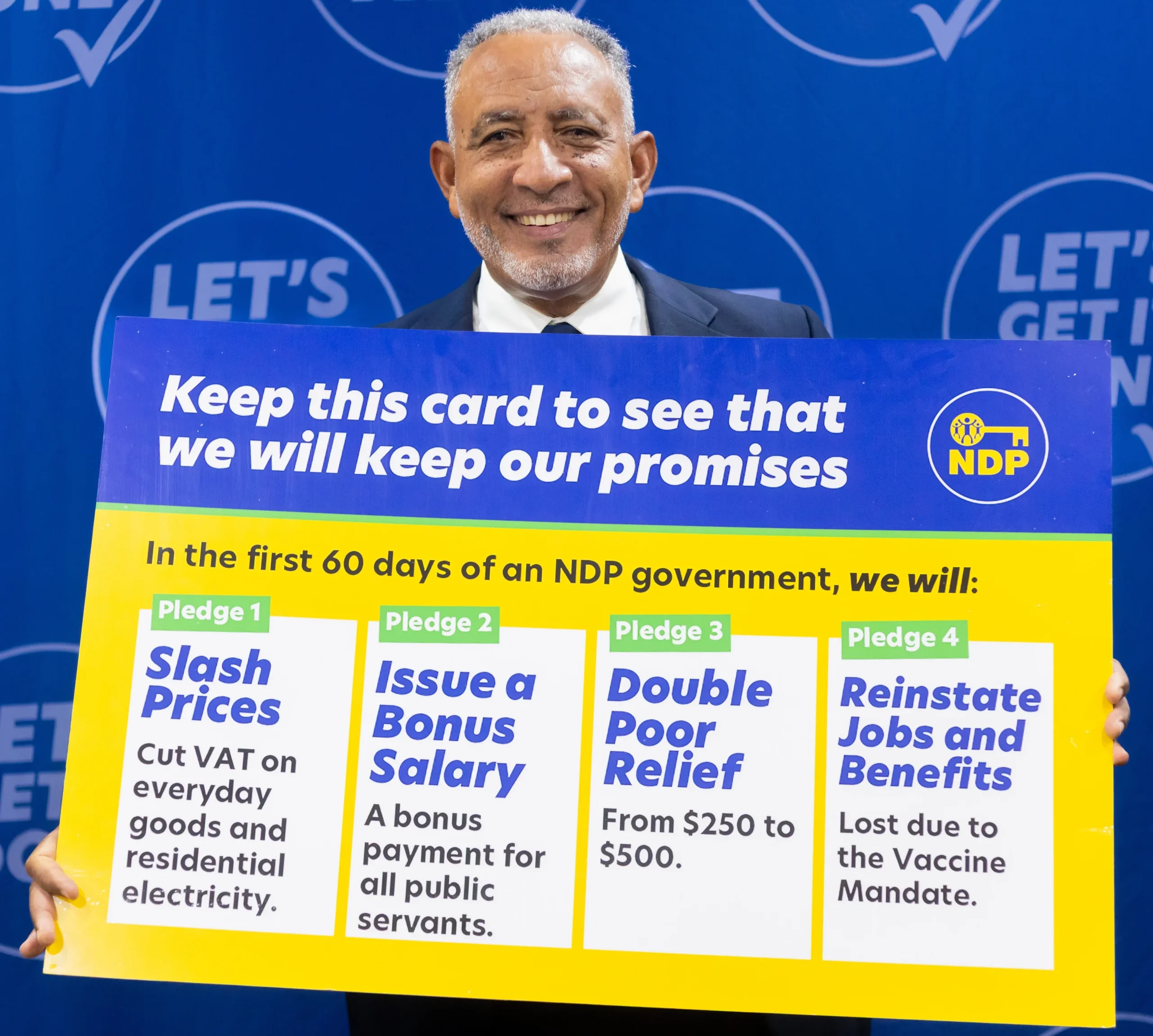 NDP promises to double ‘Poor Relief’, slash VAT within 60 days - New Democratic Party (NDP) - St ...